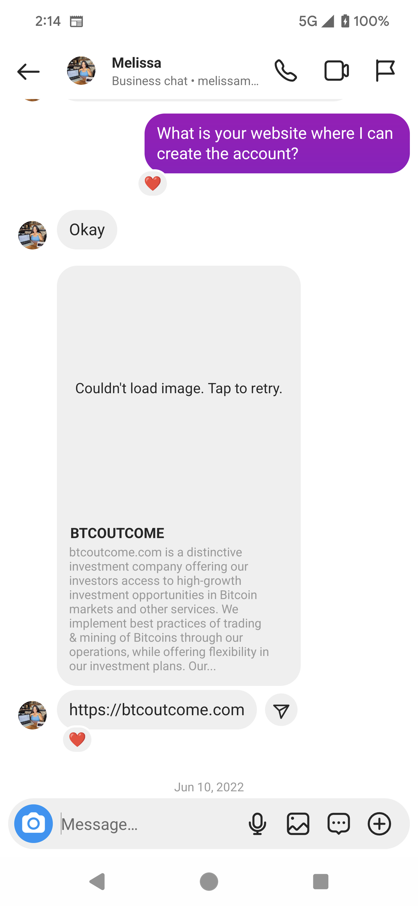 Bitcoin Scammer Melissa - Charlie No Angels